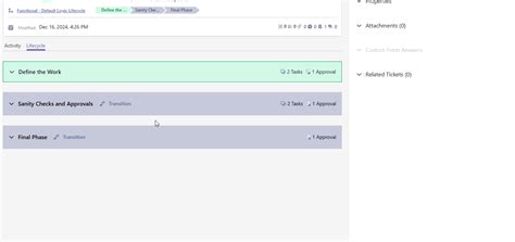 lifecycle enhancements approvals tasks and transitions