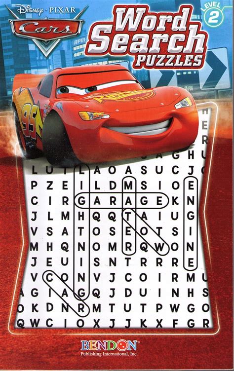Disney Cars 2 Word Search Puzzles Level 2 Disney Pixar Cars 2 Disney