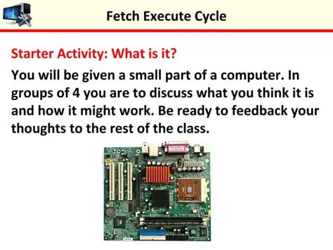 Fetch Execute Cycle Ppt