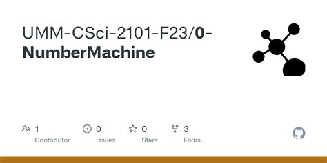 GitHub UMM CSci F NumberMachine