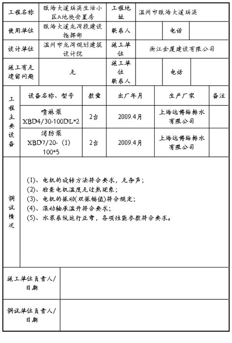 消防调试报告八篇 范文118
