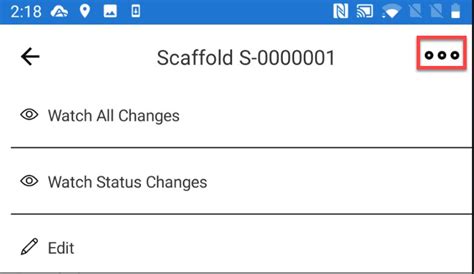 Scaffold Details Android