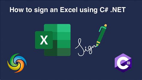 Digitally Sign Excel Worksheet · Github