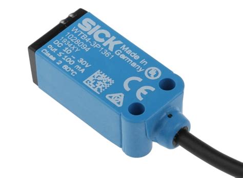 Wtb4 3p1361 Sick Sick Diffuse Photoelectric Sensor Block Sensor 4 Mm