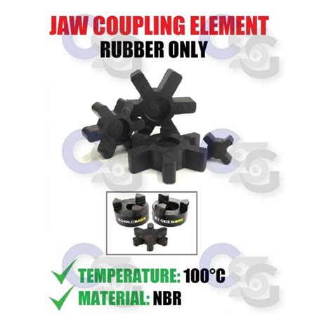 Jaw Coupling Element Rubber Ready Stock Lazada