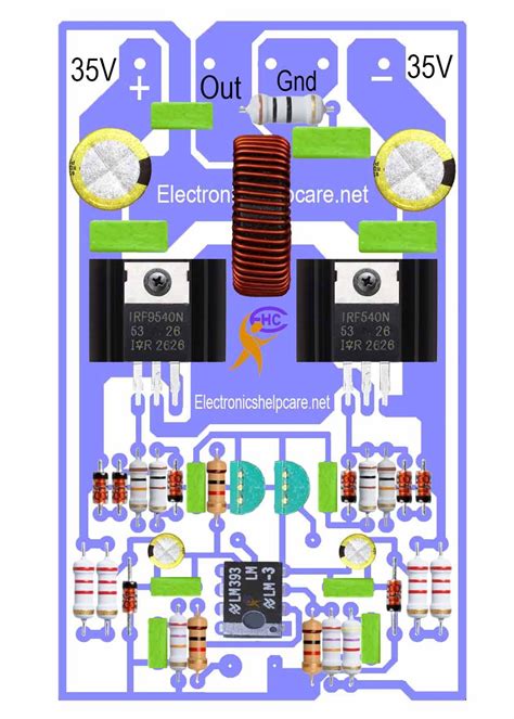 Class D Amplifier Circuit Class D Amplifier Amplifier Electronic Circuit Design