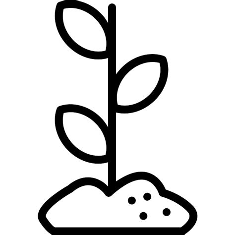 Sprout Tree Vector SVG Icon SVG Repo