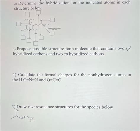 Solved Determine The Hybridization For The Indicated Chegg