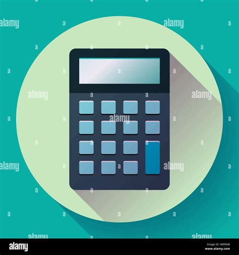 Calculator Icon Flat Style Isolated Vector Electronic Calculation Stock Vector Image Art Alamy