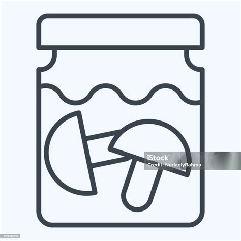 아이콘 버섯 독 기호와 관련이 있습니다 선 스타일 심플한 디자인 편집 가능 간단한 일러스트레이션 가솔린에 대한 스톡 벡터 아트 및 기타 이미지 Istock