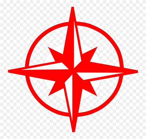 Compass Red Icon Png Clipart 218183 Pinclipart