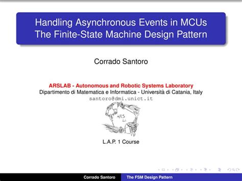 Handling Asynchronous Events In Mcus Ppt