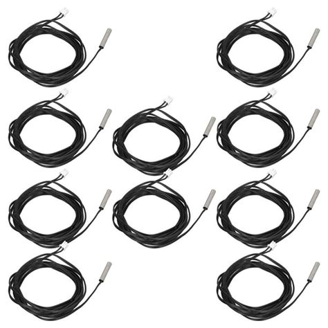 Sensor De Temperatura Ntc Sensor De Termistor De 10 Piezas Sensor De Termistor Ntc Sonda Del