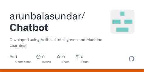 Github Arunbalasundar Chatbot Developed Using Artificial Intelligence And Machine Learning