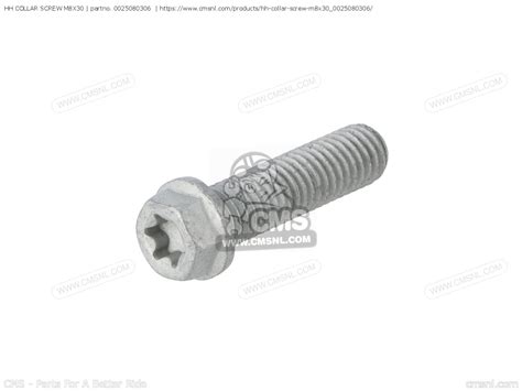 Hh Collar Screw M8x30 Voor Ktm Bestel Bij Cmsnl