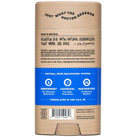 Fresh Falls Deodorant 6 Units Dr Squatch Wholesale