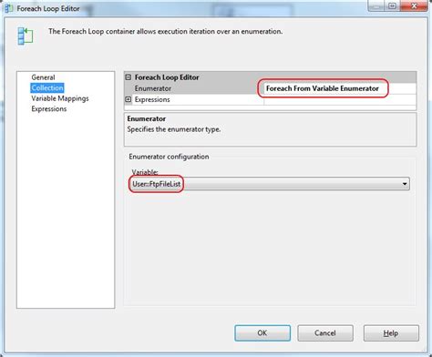 Microsoft Sql Server Integration Services Foreach Ftp File Enumerator