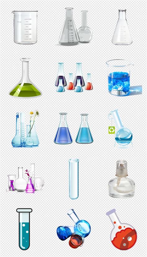 科学实验化学试管仪器设备png免扣素材 花瓣网