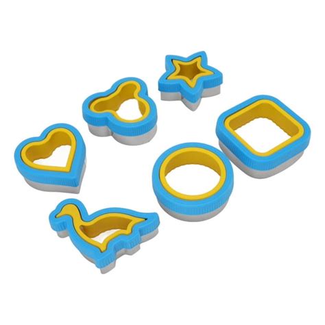 Bread Cutter Cutter Stainless Steel Cartoon Prevent Slip Easy Grip 6pcs For Cheese For Rice