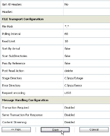 Configuring Outbound And Inbound Processing Using Oracle Service Bus