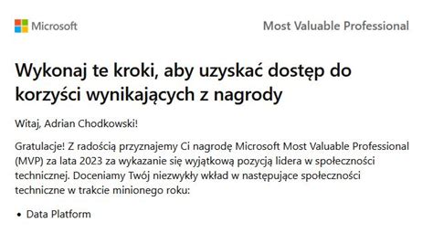 adrian chodkowski on linkedin mvp mvpbuzz microsoft community award 35 comments