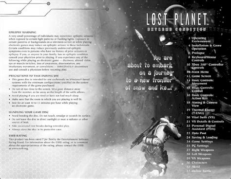 pdf lostplanet lostplanet pc manual pdfkeyboard nlouse controls you