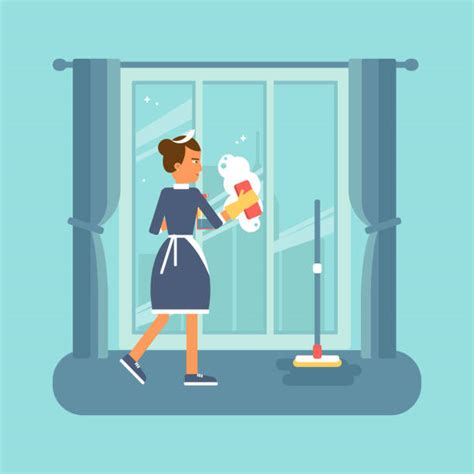 Best Hotel Housekeeping Cartoons Illustrations Royalty Free Vector