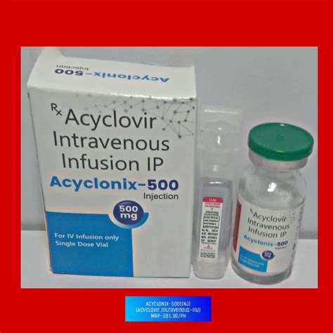 500 Mg Acyclovir Infusion At ₹ 59196vial Zovirax In Patna Id