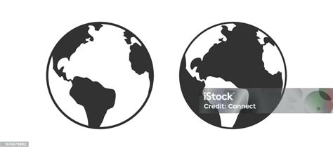 지구본 아이콘입니다 지구 표지판 세계 상징 행성 기호 글로벌 구체 아이콘입니다 블랙 색상 벡터 격리 기호입니다 0명에 대한 스톡 벡터 아트 및 기타 이미지 Istock