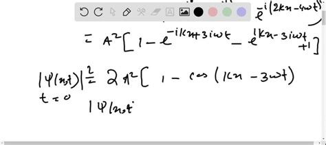 Solved The Time Independent Momentum Space Wave Function In Three