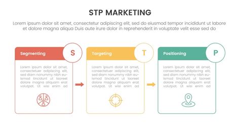 Stp Marketing Strategy Model For Segmentation Vector Image