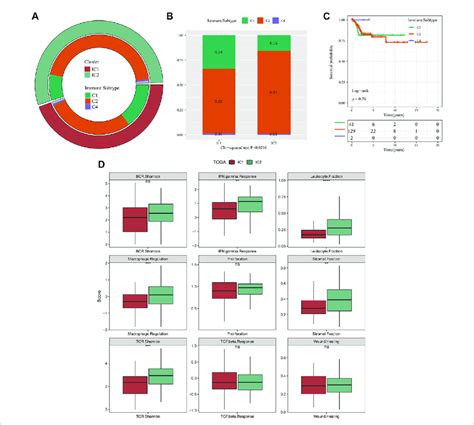 Associations Of Our Molecular Classification With Existing Immune