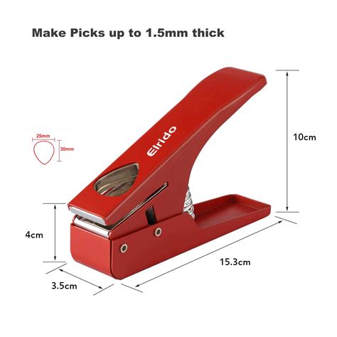 Elrido Diy Guitar Picks Punch Pick Maker To Make Your Endless Guitar