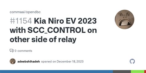 Kia Niro Ev 2023 With Scccontrol On Other Side Of Relay · Issue 1154