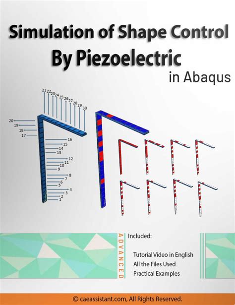 Simulation Of Shape Control By Piezoelectric In Abaqus