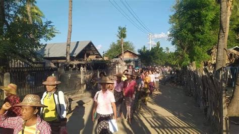 ယင်းမာပင်ရှိ ကျေးရွာများတွင် ဖက်ဆစ် စစ်တပ် တော်လှန်ရေး ချီတက် ဆန္ဒပ