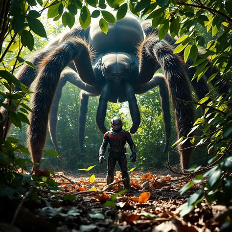 Ant Man Takes On A Tarantula Size Matters
