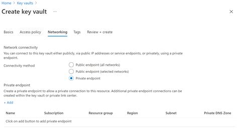 Integración De Key Vault Con Azure Private Link Microsoft Learn