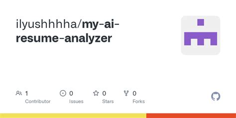 Github Ilyushhhha My Ai Resume Analyzer
