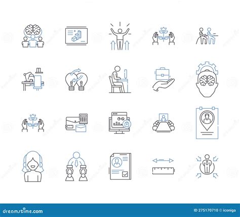 Assessment Management Outline Icons Collection Assessment Management