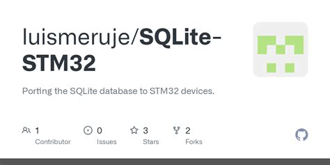 Github Luismerujesqlite Stm32 Porting The Sqlite Database To Stm32