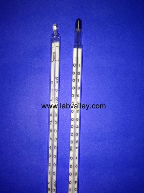 เทอร์โมมิเตอร์ไส้ปรอท อย่างดี Glass Thermometer แล็ป วัลเล่ย์ สารเคมี เครื่องแก้ว วัสดุ