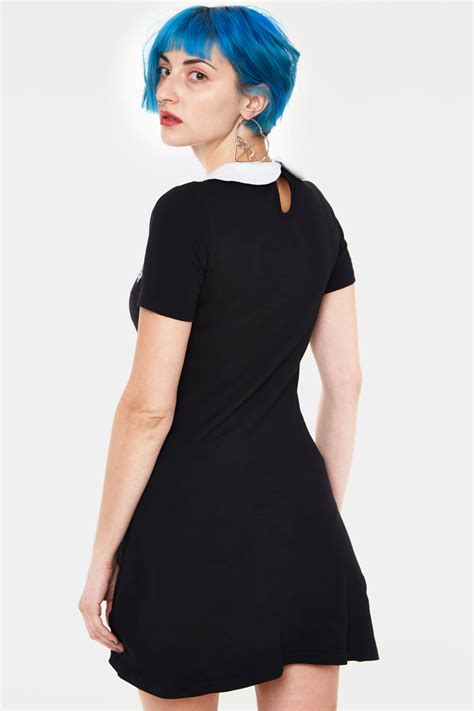 Fearless Collar Dress Alternative Clothing Store Gothic Punk