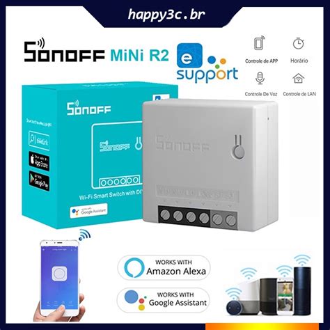 Sonoff Mini R2 Smart Switch Small Body Remote Control WiFi Switch Support An External Switch