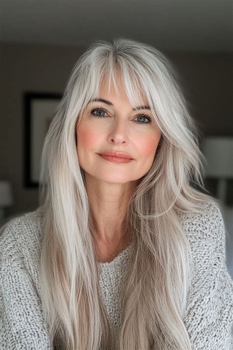 34 Gorgeous Long Hairstyles For Older Women To Keep You Looking Chic