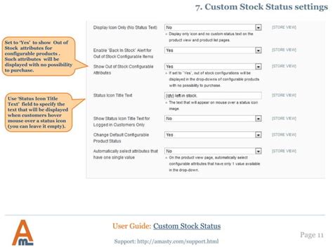 Custom Stock Status Magento Extension By Amasty User Guide Ppt