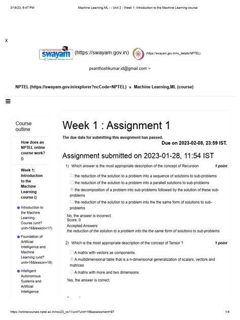 Machine Learning Ml Ass 1 Pdf Function Mathematics Artificial