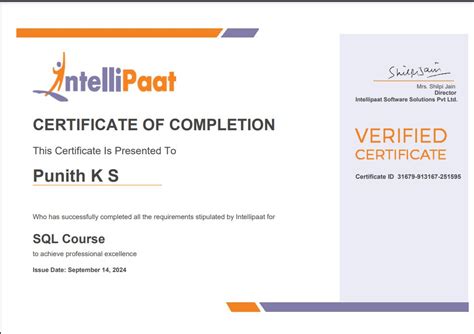 Punith K S On Linkedin Im Happy To Announce That I Have Successfully