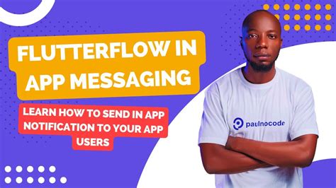 How To Setup In App Messaging In Flutterflow Using Firebase Nocoding Required YouTube