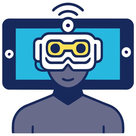 Icono De Realidad Aumentada Vector Premium